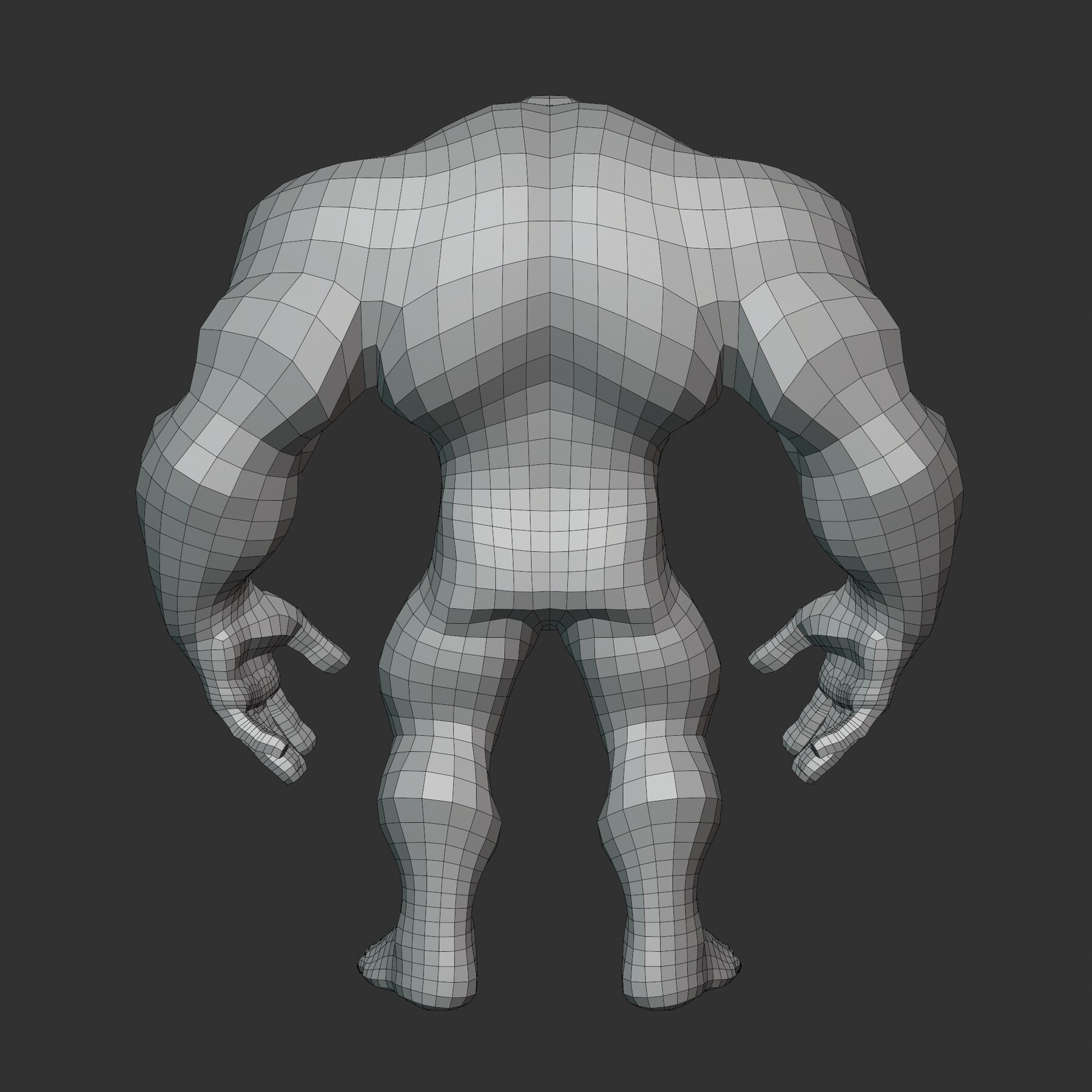 ArtStation - Stylized Lowpoly Bulky Basemesh | Resources