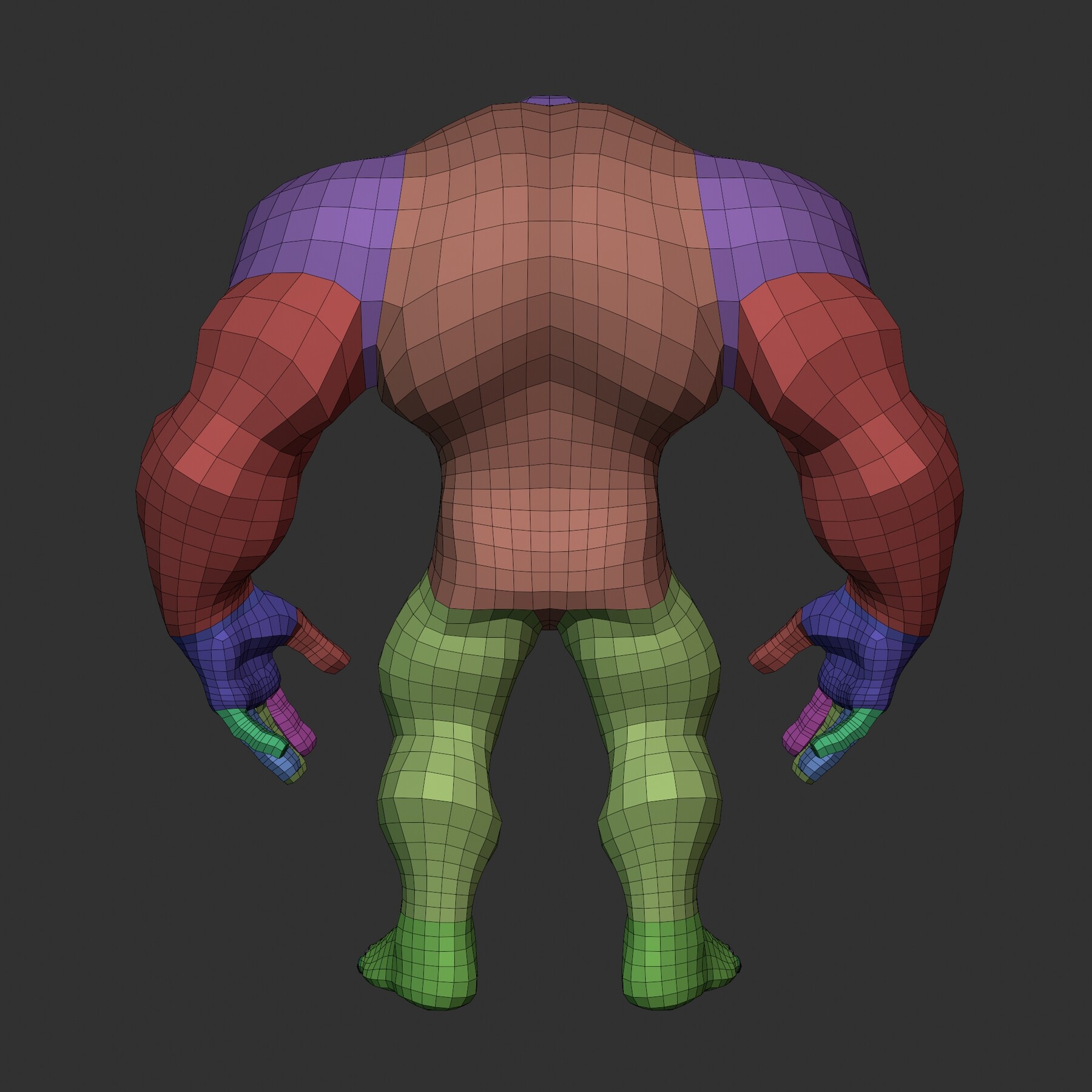 ArtStation - Stylized Lowpoly Bulky Basemesh | Resources