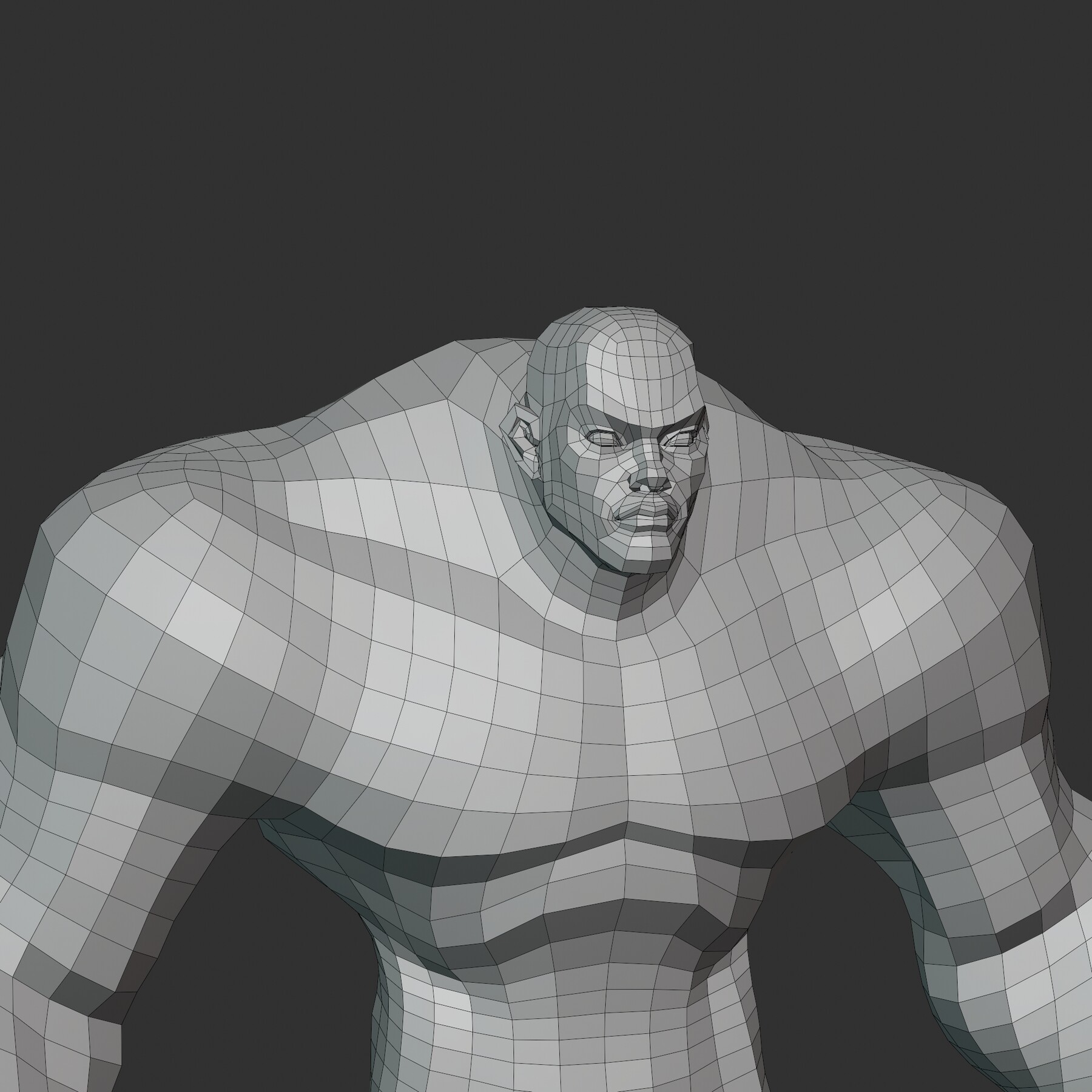 ArtStation - Stylized Lowpoly Bulky Basemesh | Resources