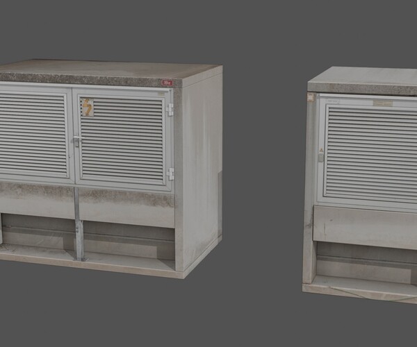 ArtStation - E10's Electrical Box #01 | Game Assets