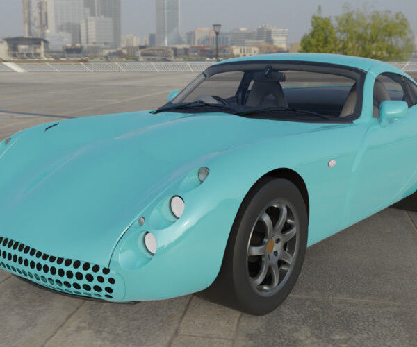 ArtStation - TVR Tuscan S with Engine Sounds | Game Assets