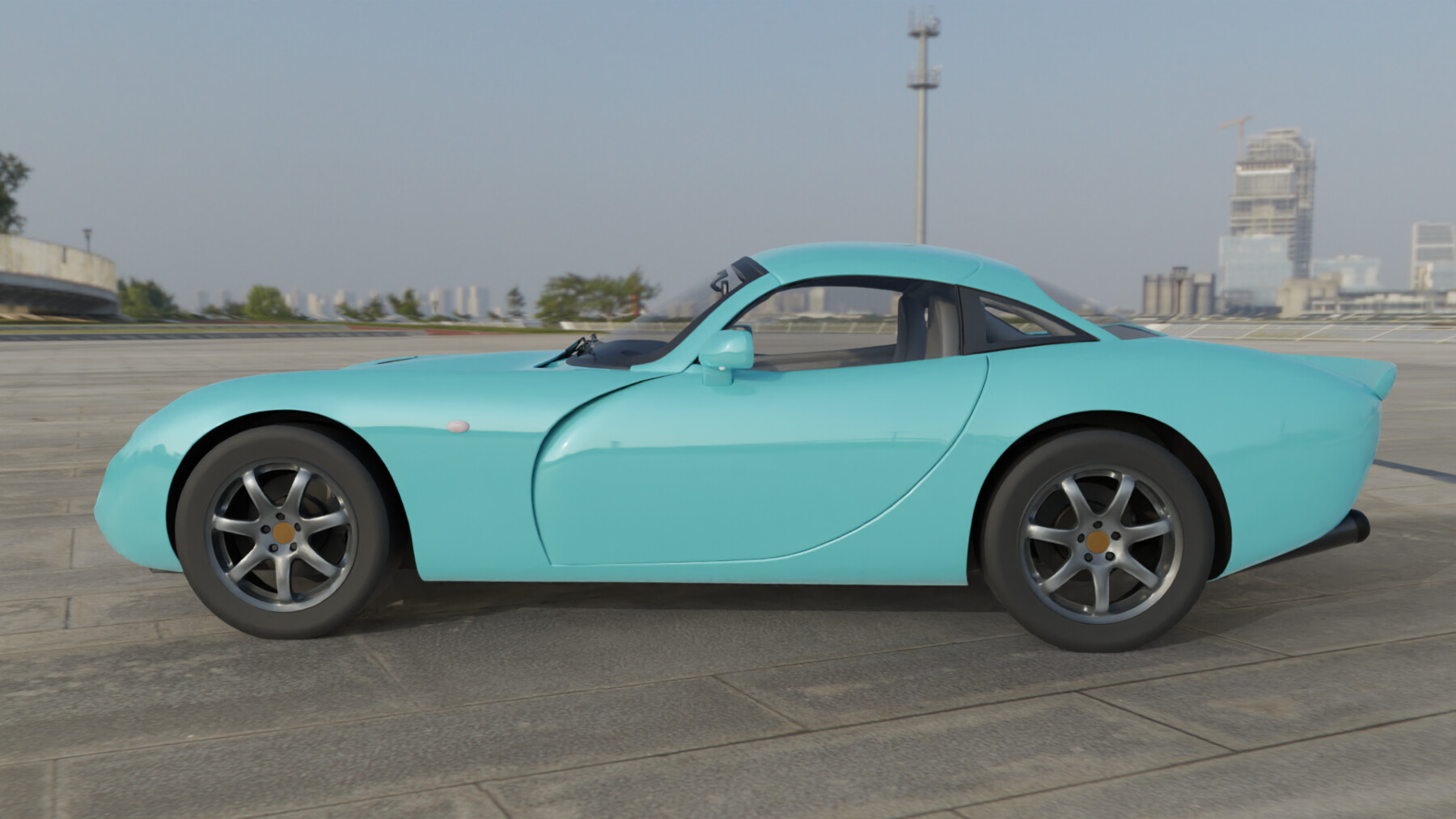 ArtStation - TVR Tuscan S with Engine Sounds | Game Assets