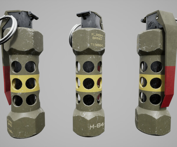 ArtStation - Flash Grenade - Plus extra skins | Game Assets