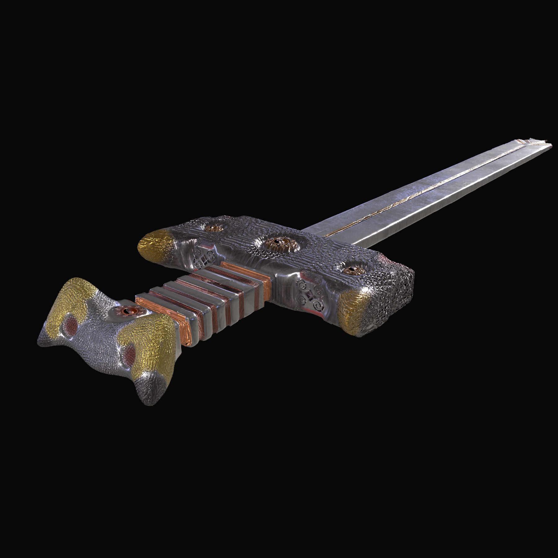 ArtStation - Cow handle sword By PBR Texture 4k, Png | Game Assets