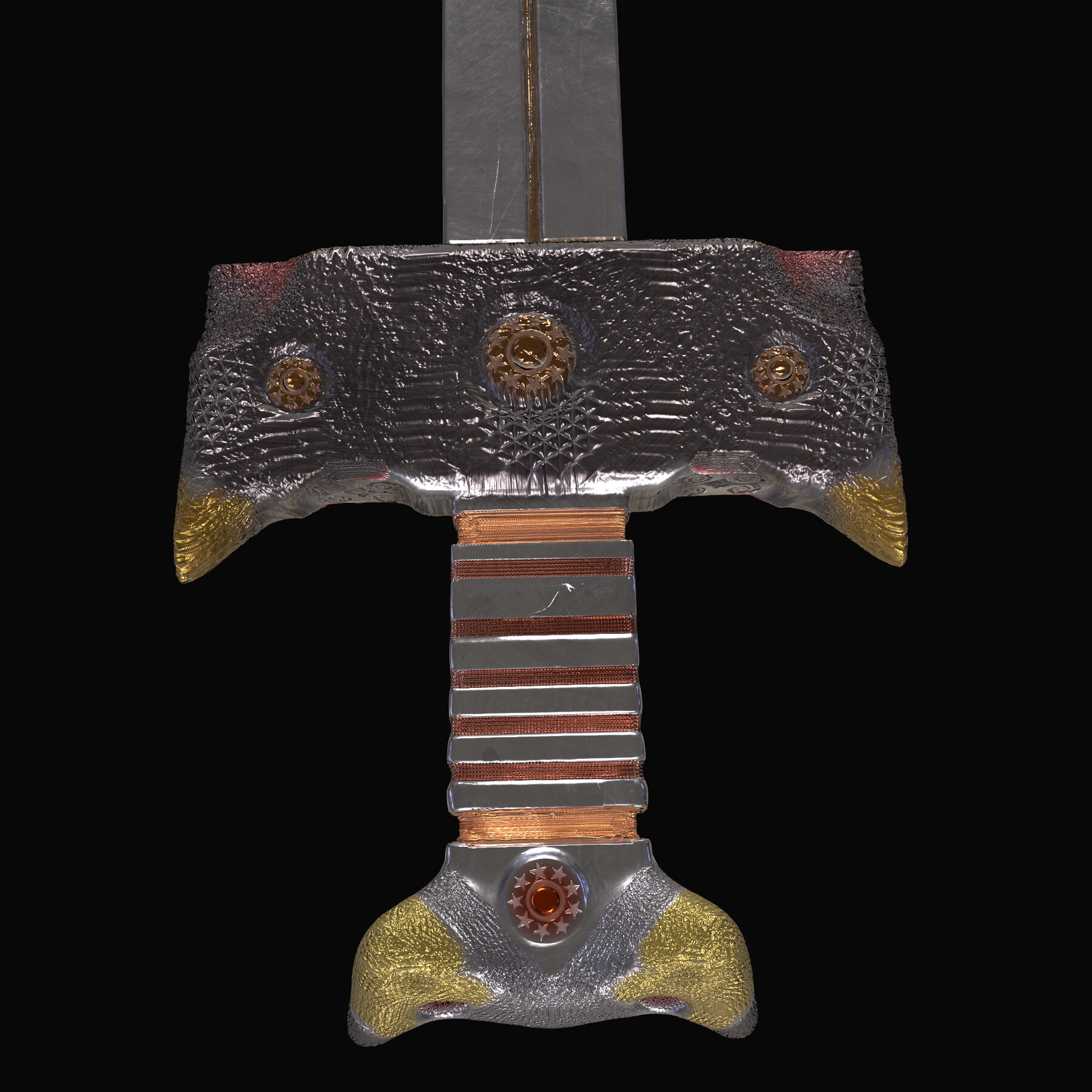 ArtStation - Cow handle sword By PBR Texture 4k, Png | Game Assets
