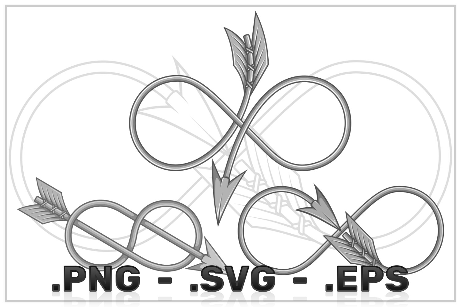 ArtStation - Vector Design Of Arrow In The Shape Of Infinity | Artworks