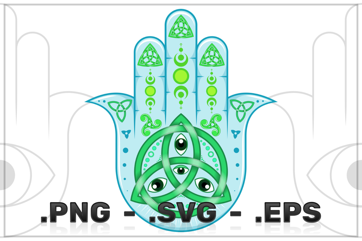 ArtStation - Hamsa Protection Symbol Vector Design | Artworks