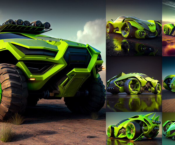 ArtStation - 200 Car Reference Pack Vol.01 | Artworks