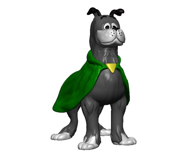 ArtStation - Wonder Dog. DC Direct scaled action figure. Super Friends ...