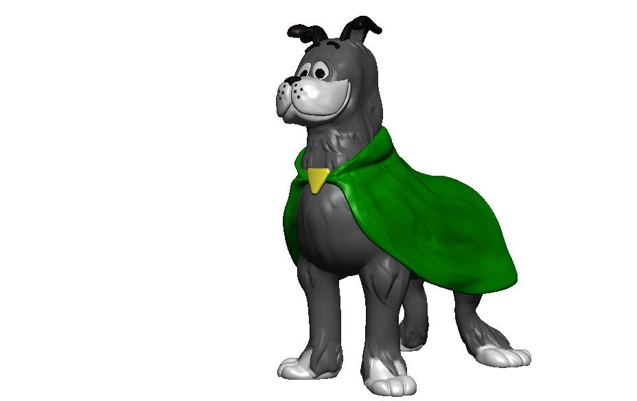 ArtStation - Wonder Dog. DC Direct scaled action figure. Super Friends ...