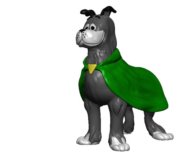 ArtStation - Wonder Dog. DC Direct scaled action figure. Super Friends ...