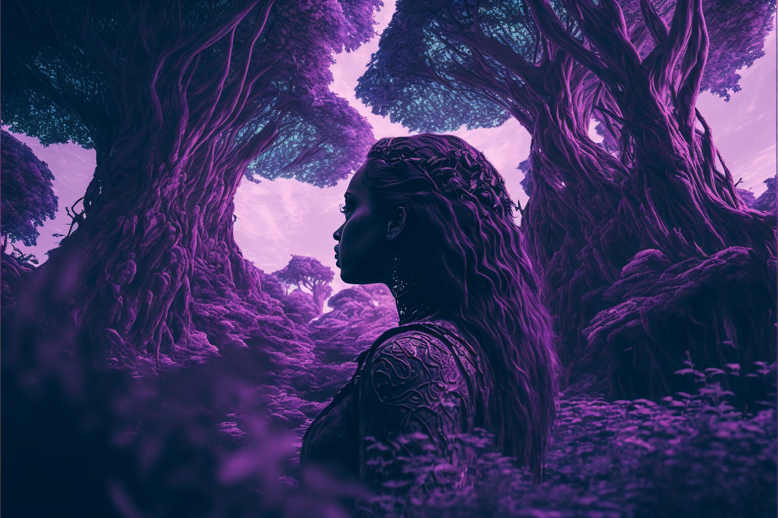 ArtStation - Beautiful purple imagination | Artworks