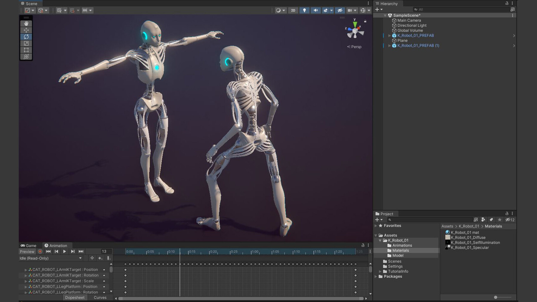 ArtStation - Robot_01 - Free Animated Model | Resources