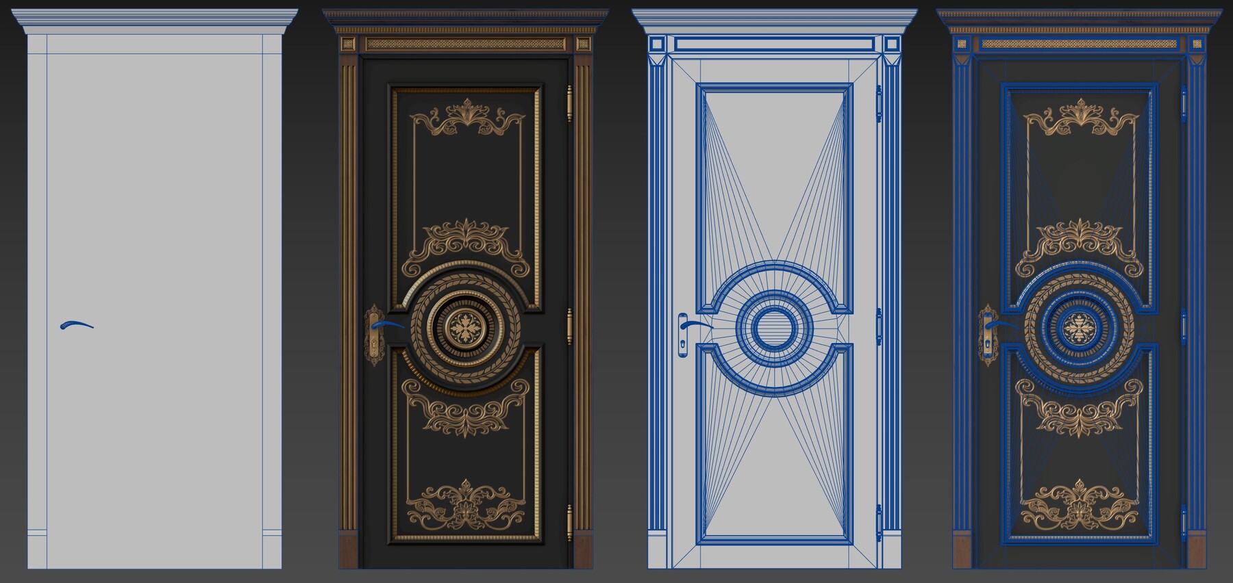 ArtStation - Classic doors | Game Assets