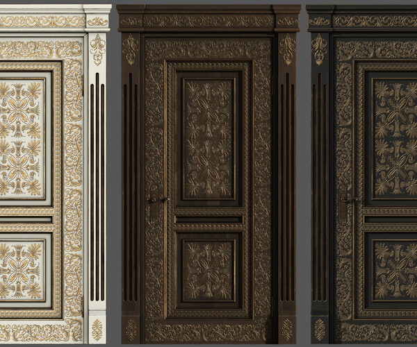 ArtStation - Classic doors | Game Assets