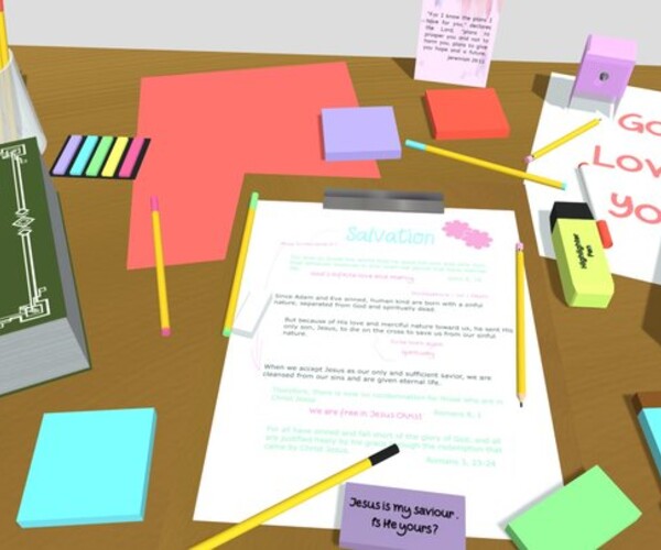 ArtStation - Bible Study Scenario 3D Model | Game Assets