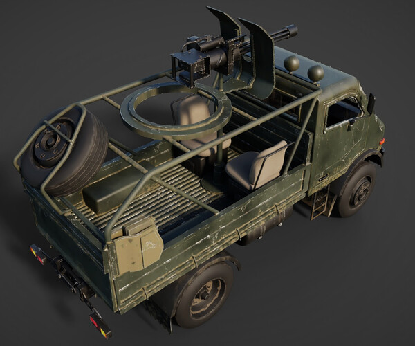 ArtStation - military car | Game Assets