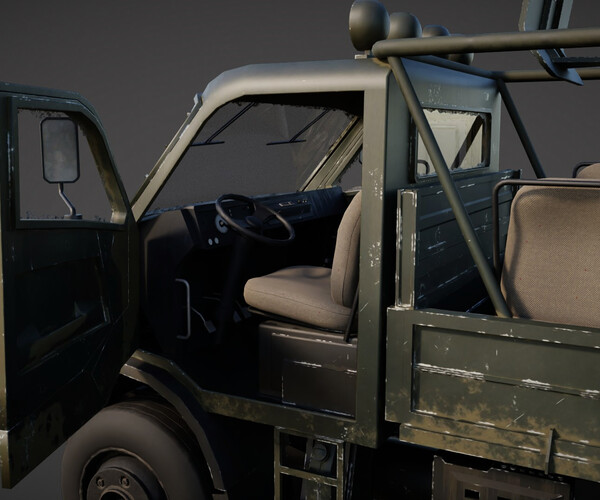 ArtStation - military car | Game Assets