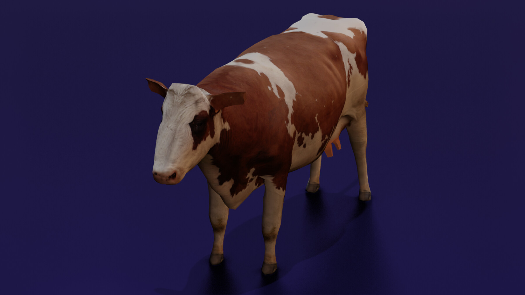 ArtStation - COW LOW POLY GAME READY 3D MODEL | Game Assets