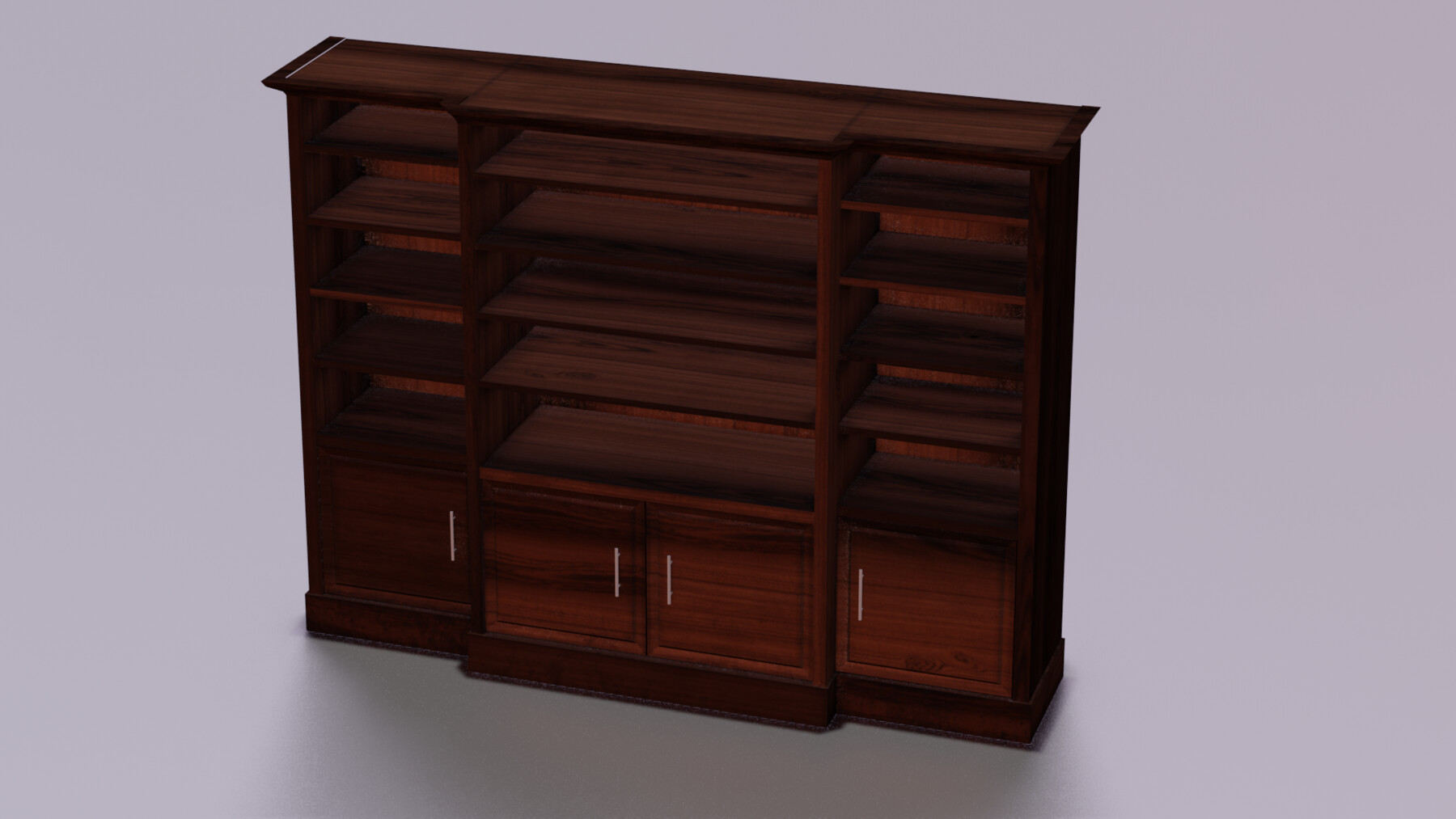 ArtStation - BOOK SHELF LOW POLY GAME READY 3D MODEL | Game Assets