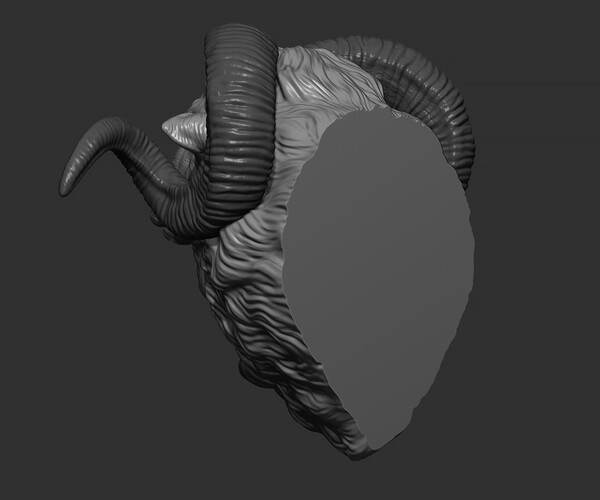 ArtStation - Ram sheep head | Resources