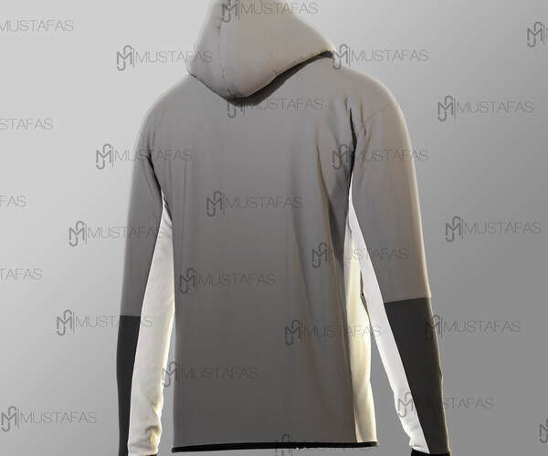ArtStation - NİKE TECH FLEECE HOODİE MOCKUP for CLO3D and Marvelous ...