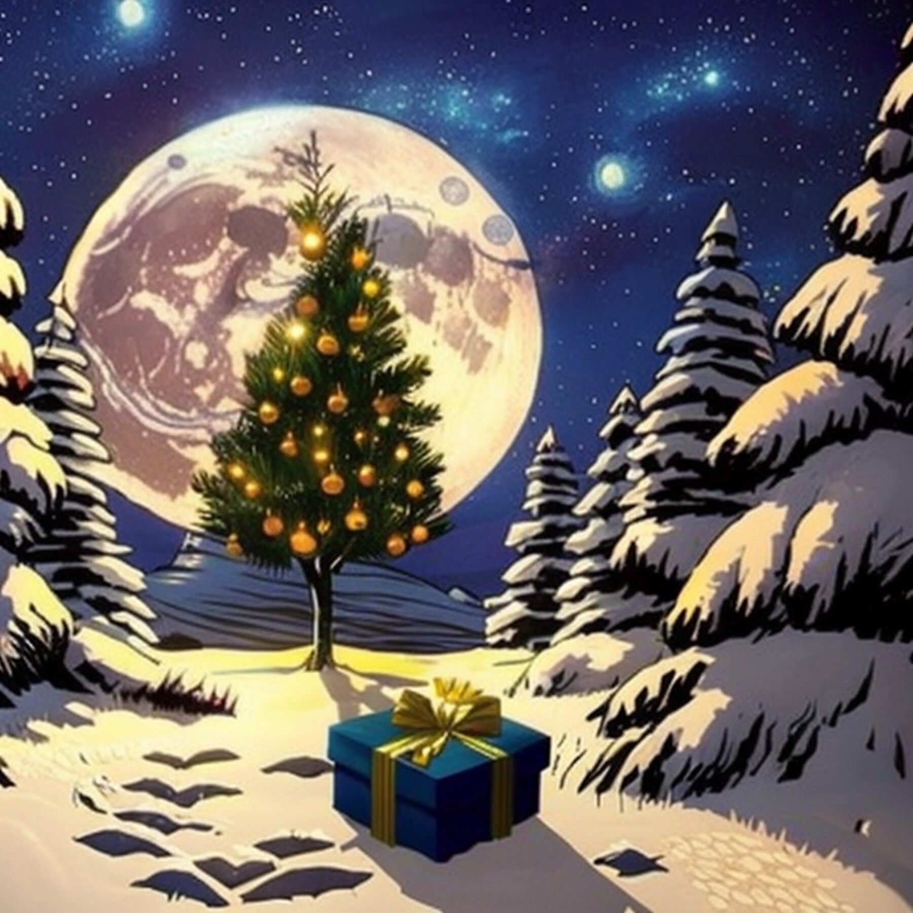 ArtStation - Free pack of New Year illustrations | Artworks