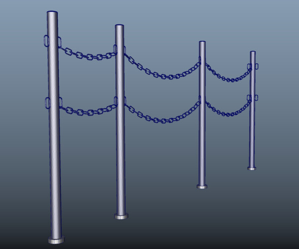 ArtStation - chain railing | Resources