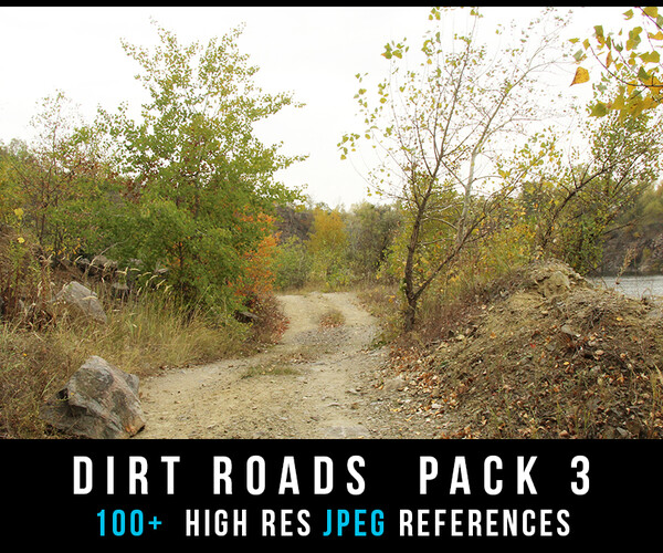 ArtStation - Dirt roads pack 3 | Resources