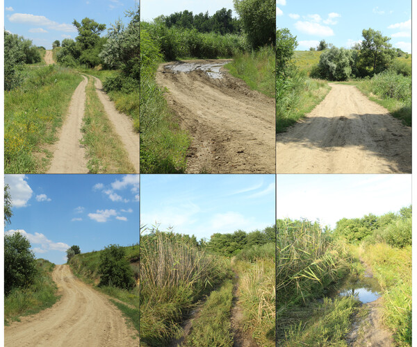 ArtStation - Dirt roads pack 3 | Resources