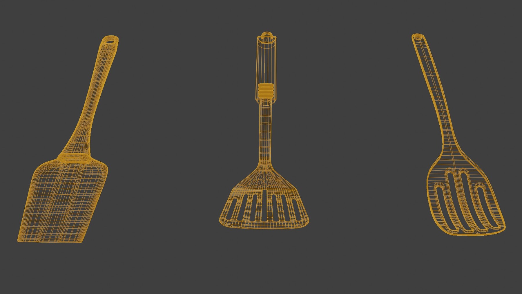 ArtStation - Spatula 3D Model Set | Game Assets