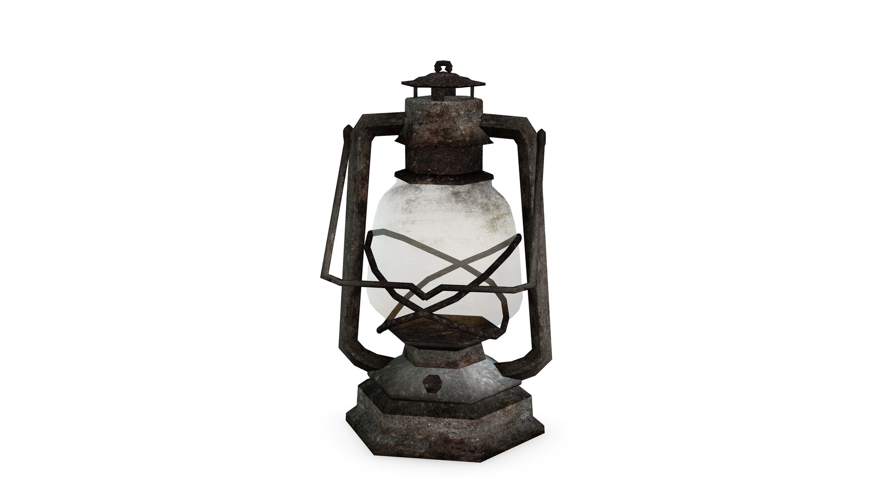 ArtStation - 3d low poly Lamp Old | Game Assets