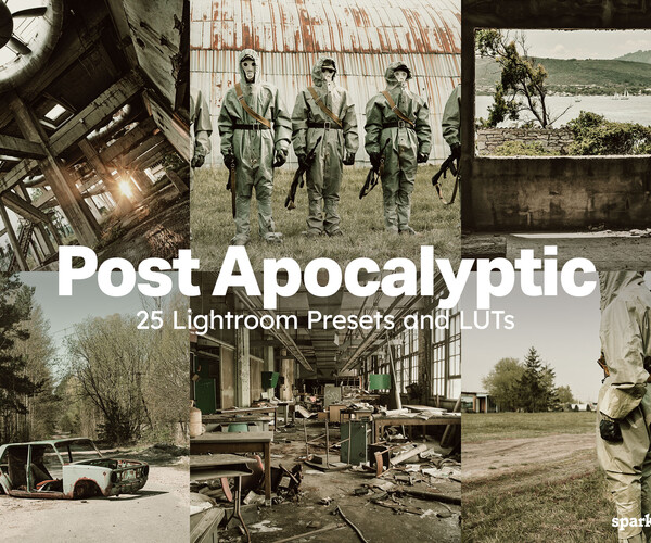 ArtStation - 25 Post Apocalyptic Lightroom Presets and LUTs | Artworks