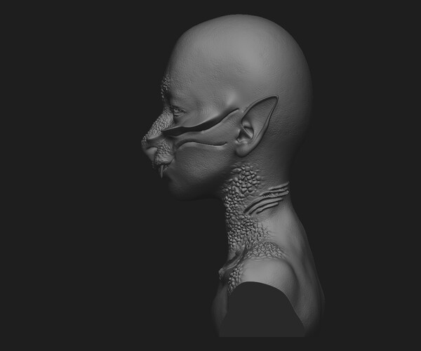 ArtStation - Creature 3D Model Amphibian | Resources