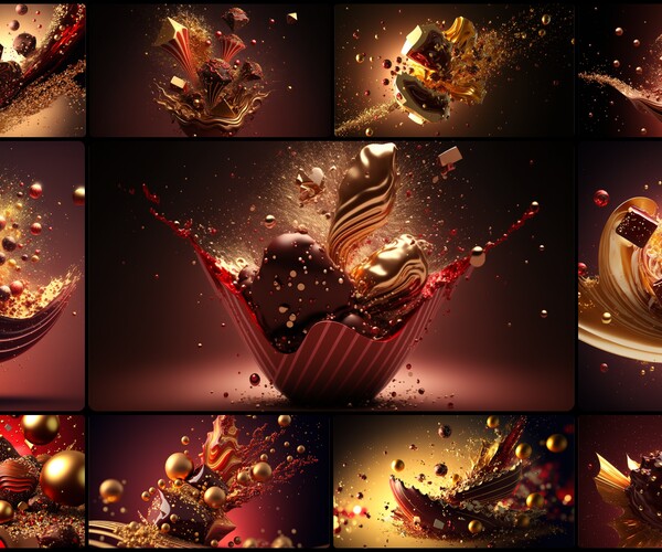 ArtStation - Chocolate & Candy Collection 200+ 8k Resolution | Artworks