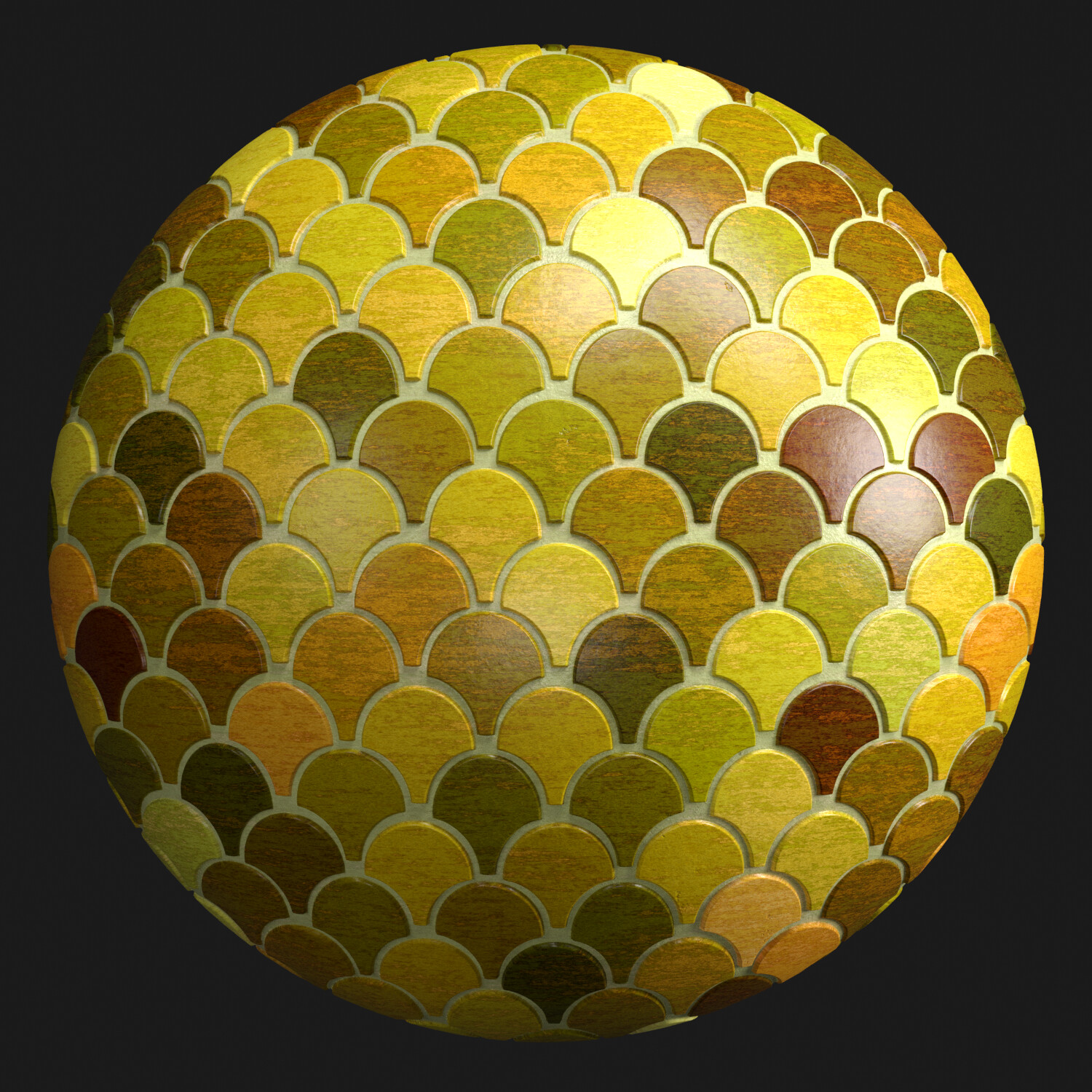ArtStation - Materials 15- Fish scale tiles PBR, Seamless, Sbsar ...