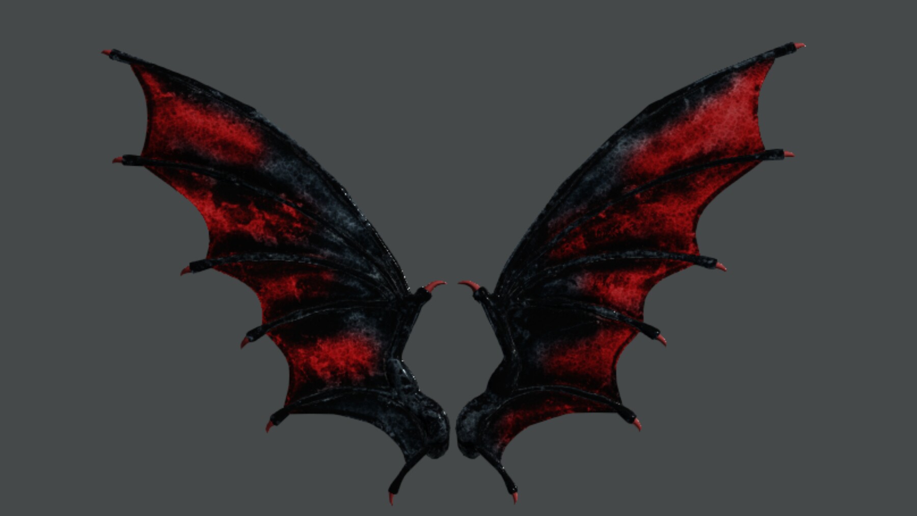 ArtStation - Dark Demon Wings Evil game ready or print | Game Assets