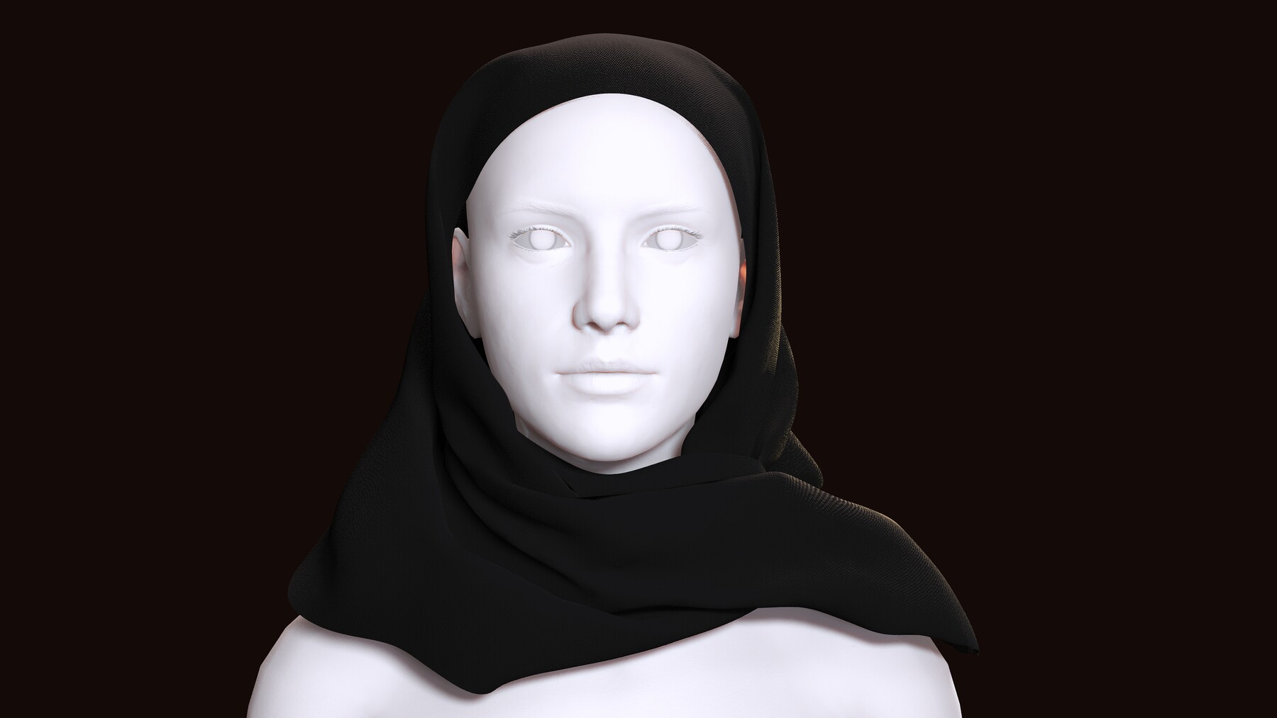 ArtStation - islam Hijab Low-poly | Game Assets