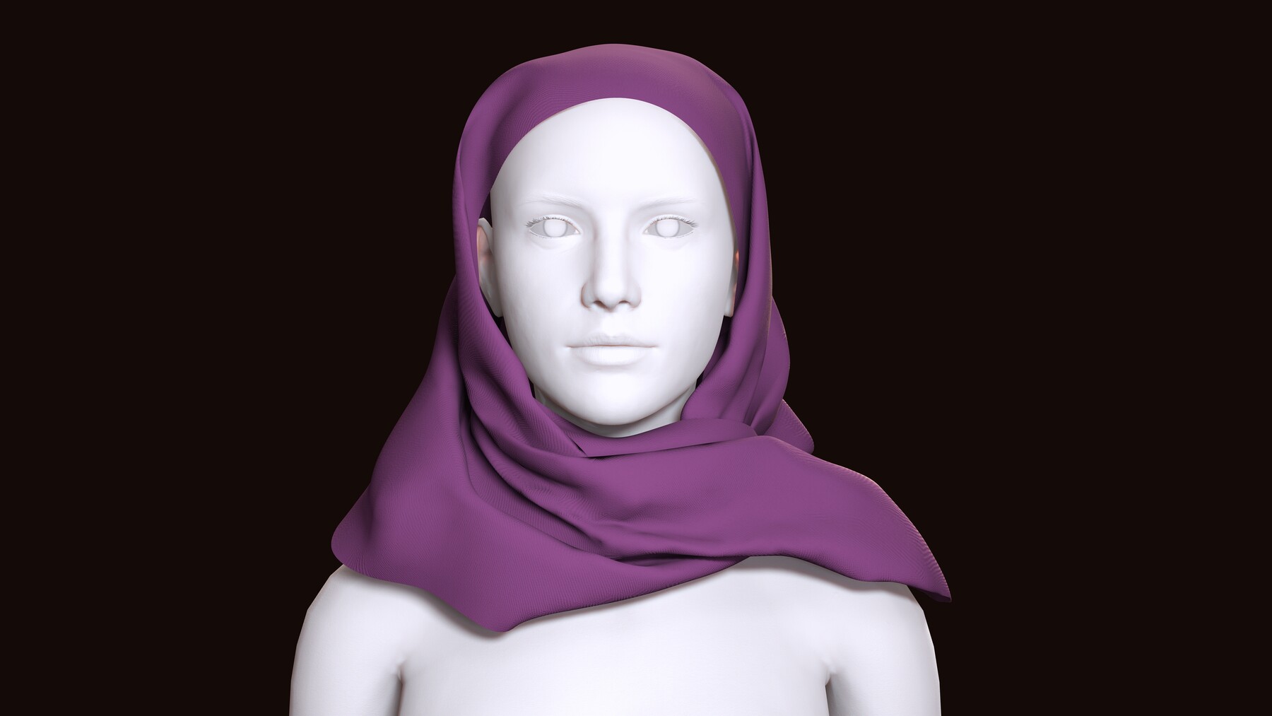 ArtStation - islam Hijab Low-poly | Game Assets