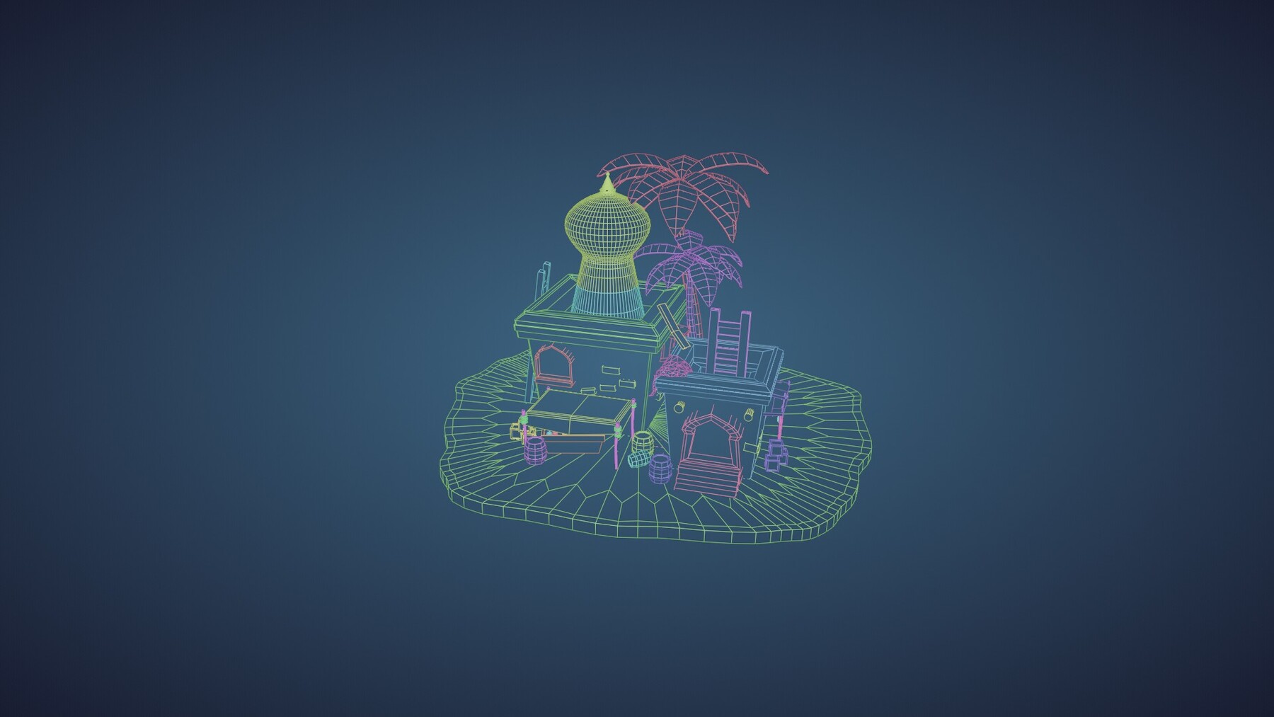 ArtStation - Arabian Low Poly 3D model blender | Resources