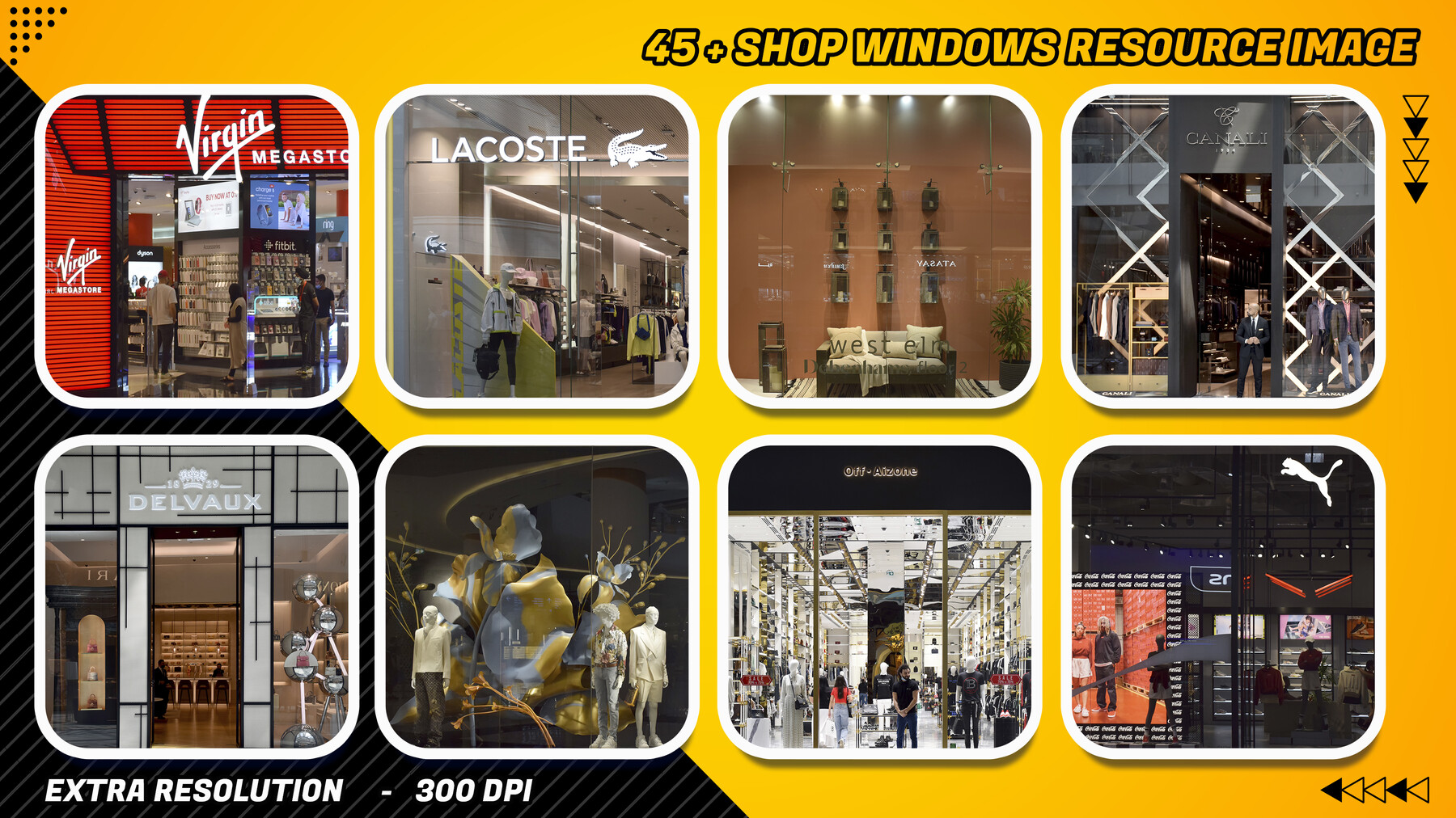 ArtStation - STORE WINDOWS TEXTURE | Resources