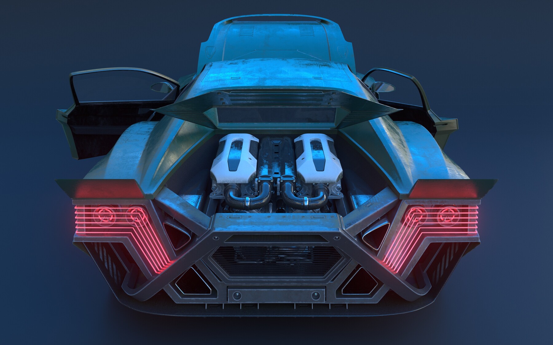 ArtStation - Cyberpunk car concept | Game Assets