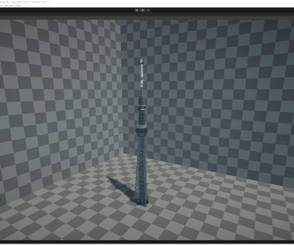 ArtStation - 3D Model - Tokyo Skytree | Game Assets