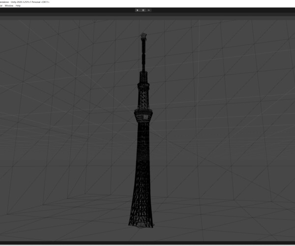 ArtStation - 3D Model - Tokyo Skytree | Game Assets