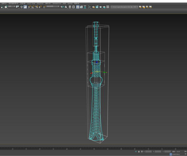 ArtStation - 3D Model - Tokyo Skytree | Game Assets