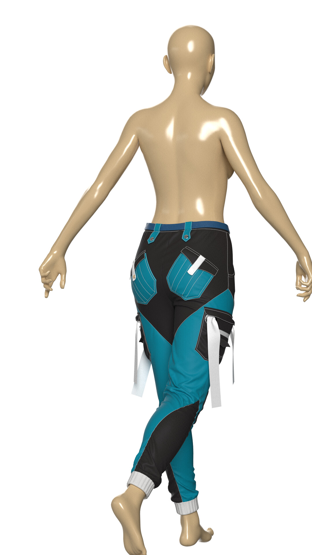 ArtStation - Clothes №138 "Marvelous Designer" (Pants) /Zprj/ OBJ+FBX ...