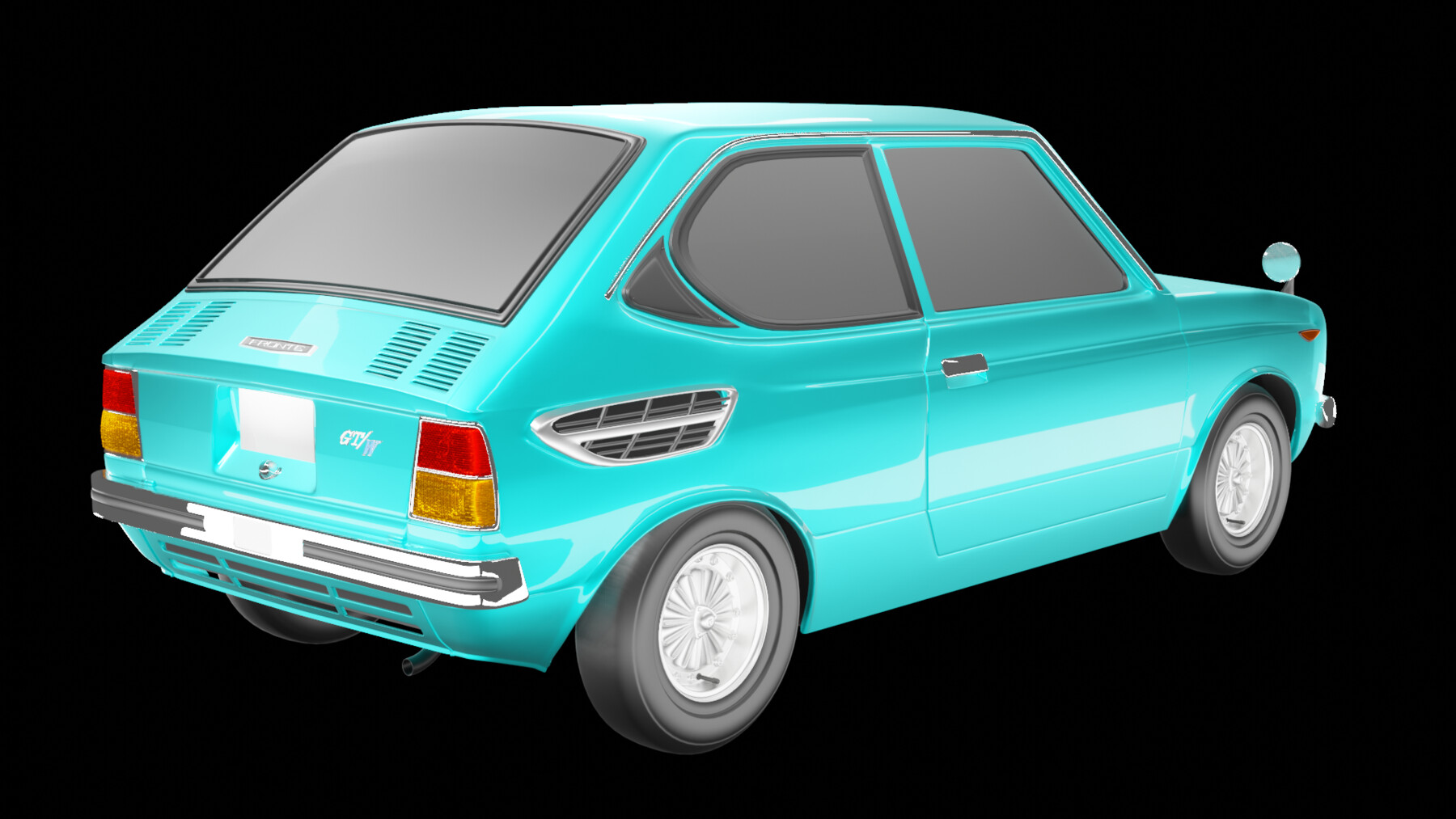 ArtStation - SUZUKI FRONTE LC10Ⅱ Solid body | Game Assets