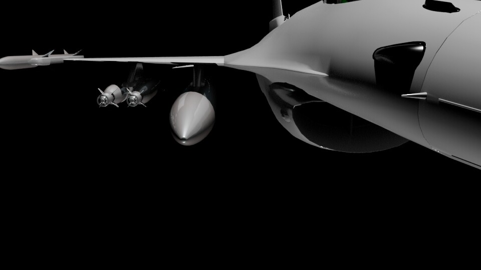 ArtStation - 3D model fighter jet-plane | Resources