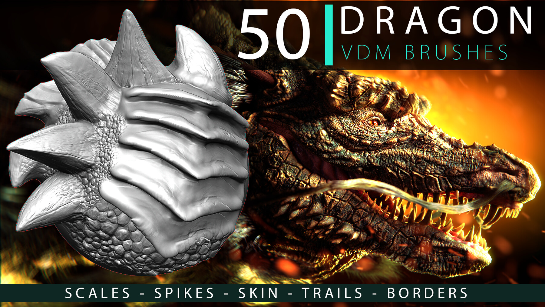 ArtStation - DRAGON ultimate brushes | Brushes