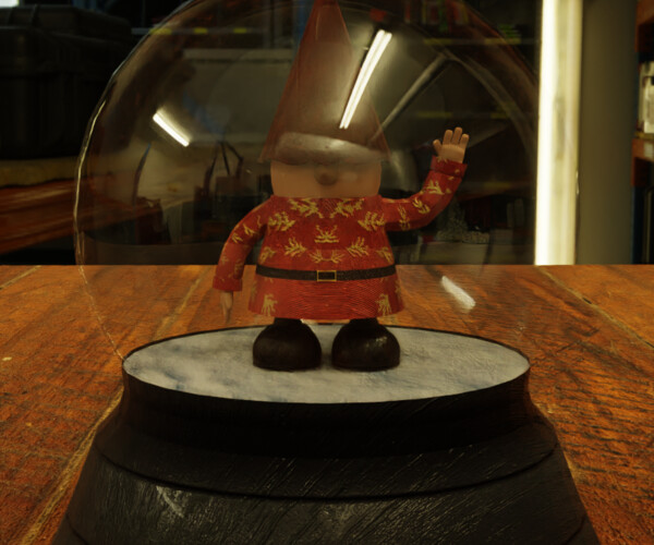 ArtStation - Gnome in Snow Globe | Game Assets